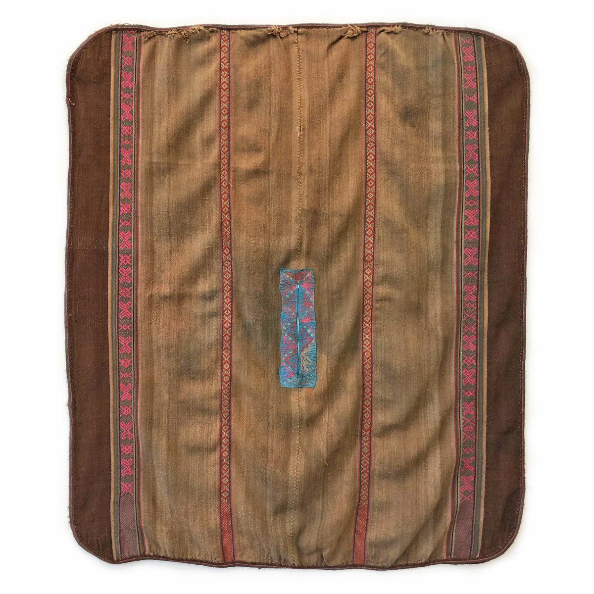 Antique Peruvian Poncho Kilim Textile – playa del amor